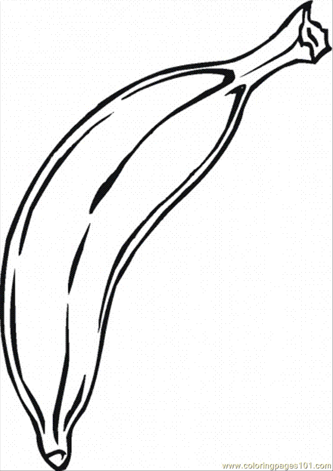 Banana peel coloring pages