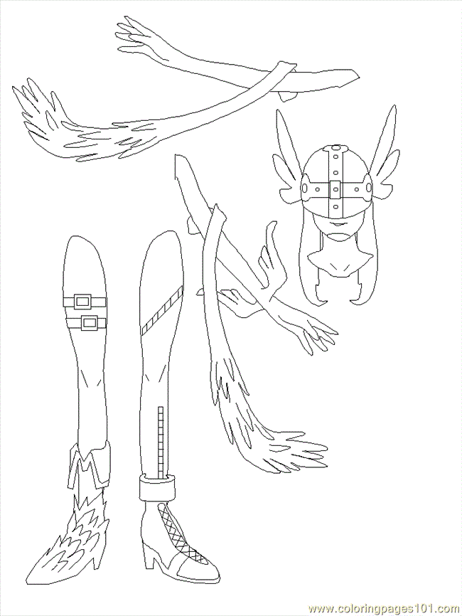 Veemon Coloring Pages Coloring Pages