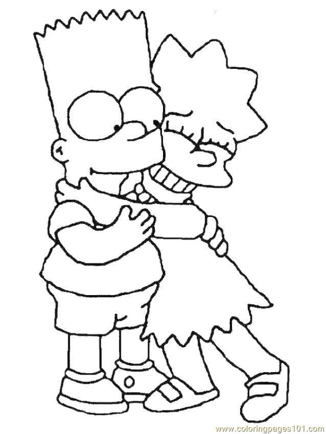 Duff Man Simpsons Coloring Pages Sketch Coloring Page